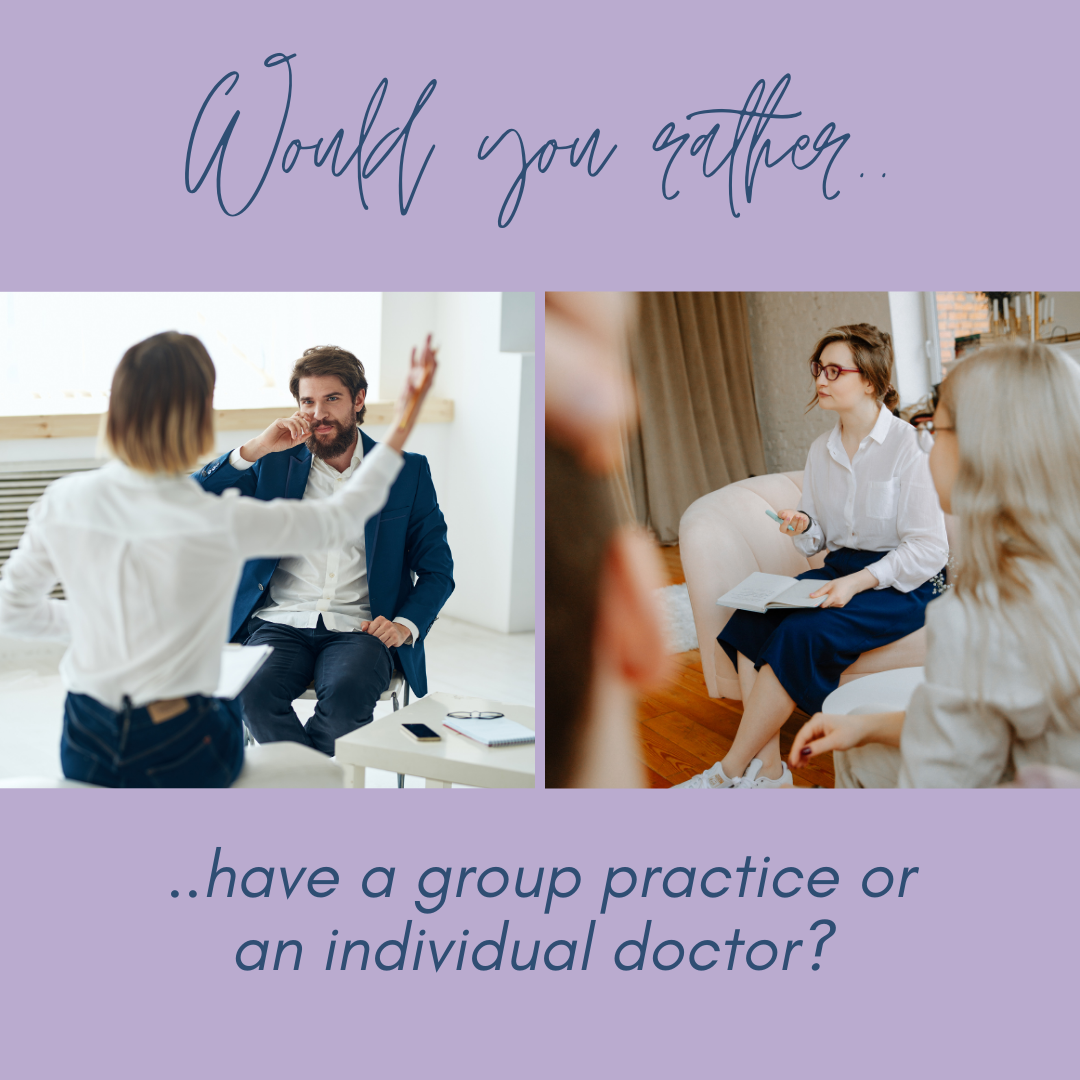 Would You Rather Have a Group Practice or an Individual Doctor? - EP ...